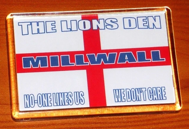 MILLWALL LIONS DEN Cross Of St George England Flag Fridge Magnet EUR 3 ...