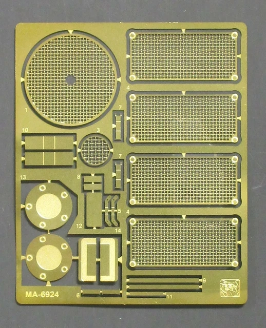 DRAGON 1/35TH SCALE Jagdpanther Late Ausf G1/G2 - PE Parts from Kit No ...