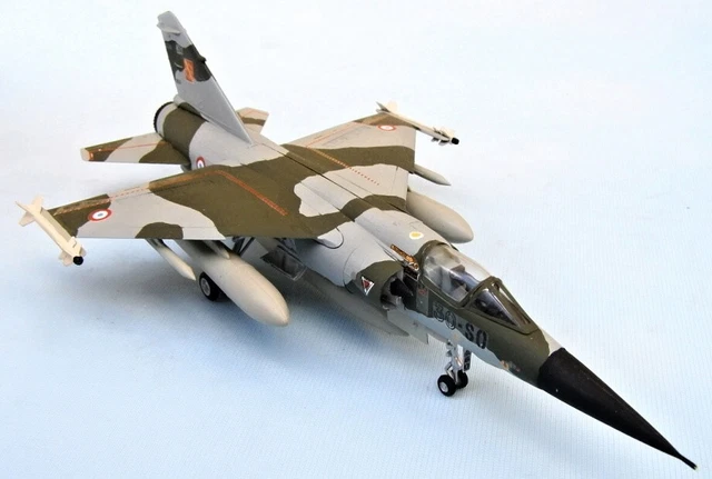 DASSAULT MIRAGE F.1C ,French Air Force 1997,built model,scale 1/72 £19. ...