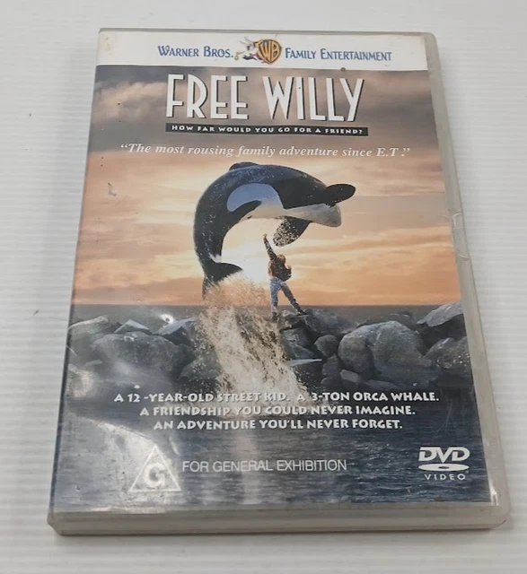 FREE WILLY (DVD, 1993) $12.99 - PicClick AU