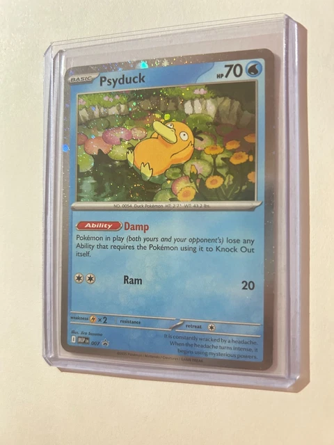 PSYDUCK - MEP 007 Pokémon TCG Mega Evolution Black Star Promo Beauty ...