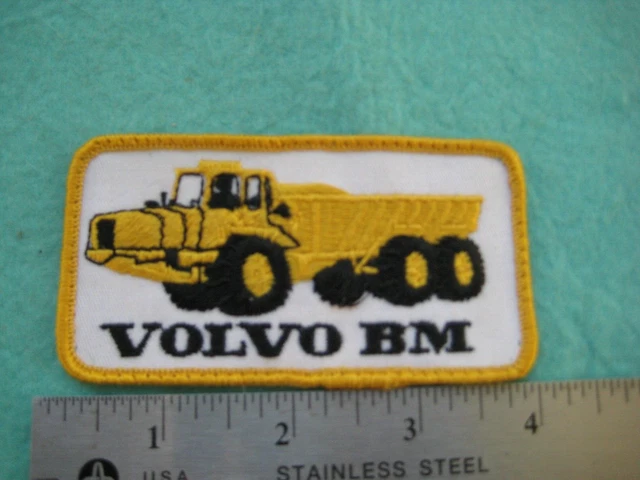 VINTAGE VOLVO BM Heavy Equipment Dealer Service Parts Sew On Patch $15. ...