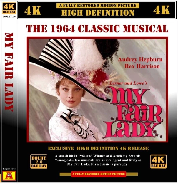 MY FAIR LADY 4K Blu-ray RESTORED $27.00 - PicClick AU