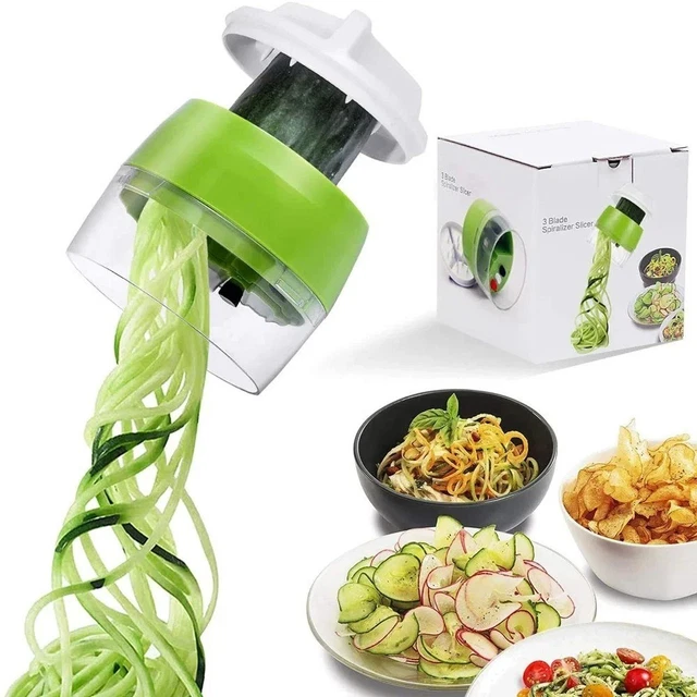 SPIRAL SLICER SPIRALIZER Vegetable Cutter Zucchini Pasta Noodle ...