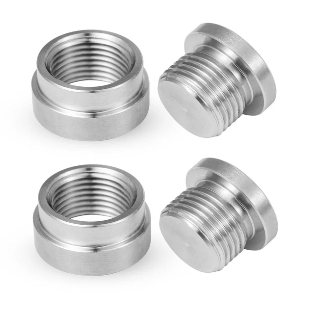 VEHICLE SENSOR STEP Nut and Cap Set M18x1 5 for Oxygen Sensor ...