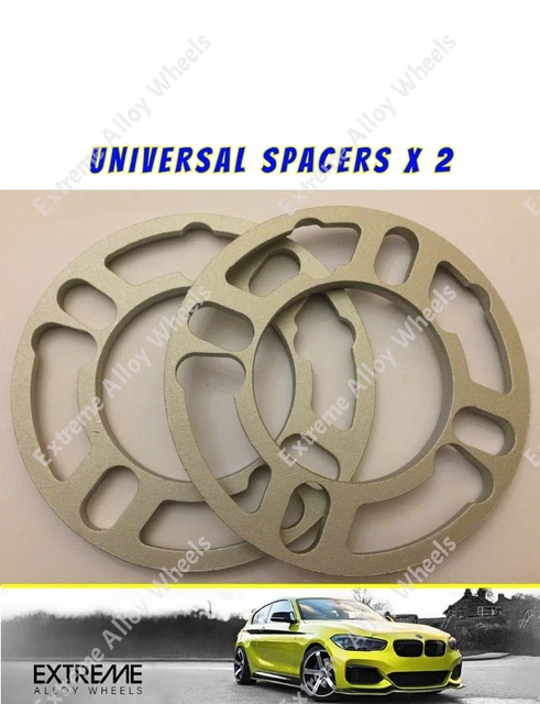 ALLOY WHEEL SPACERS For Mini Countryman R60 Paceman R61 7mm Universal ...