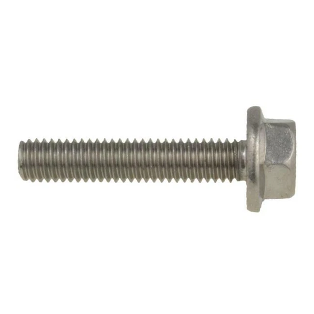 QTY 20 HEX Flange Bolt M6 (6mm) x 16mm Stainless A2-70 G304 Serrated Screw $20.00 - PicClick AU