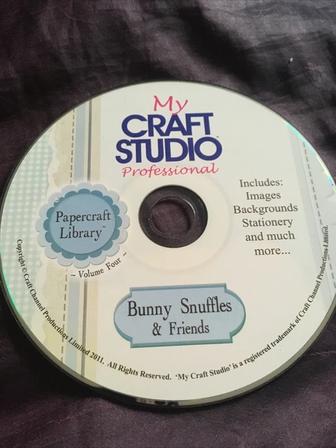 CRAFT STUDIO - Papercraft Library - Volume 4 - Bunny Snuffles - CD ROM ...