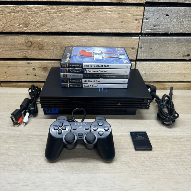 SONY PLAYSTATION 2 SCPH-30003R 5 Games Tested Working Memory Card PS2 £ ...