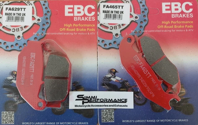 EBC FRONT AND Rear Brake Pads TT Carbon Honda CRF 300 L and Rally 2020 ...