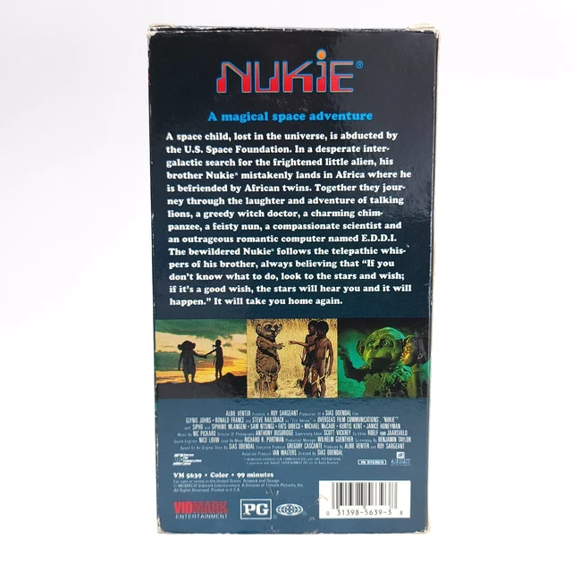 NUKIE 1987 VHS A Magical Space Adventure Sci-Fi Cult RARE VIDMARK ...