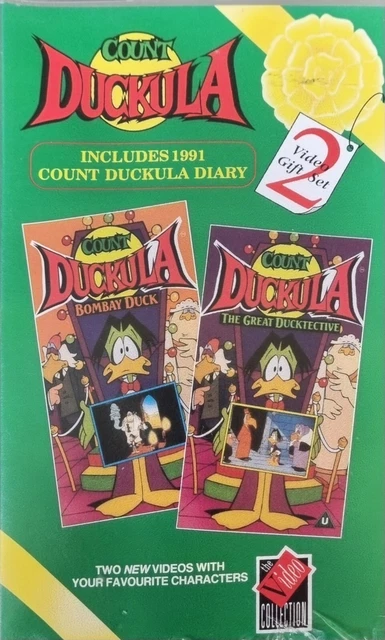 🔥 COUNT DUCKULA (VHS) 2 Video Gift Set - Bombay Duck, The Great ...
