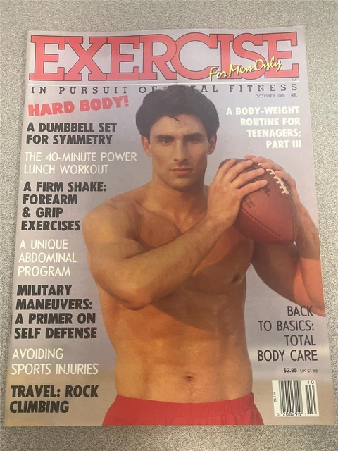 EXERCISE FOR MEN ONLY bodybuilding muscle fitness magazine 10-88 £8.03 ...