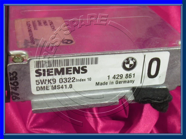 BMW 3 5 7'es E36 E39 E38 SET 2.3i M52 ENGINE ECU DME MS41.0 EGS EWS IGNITION KEY $334.55 ...