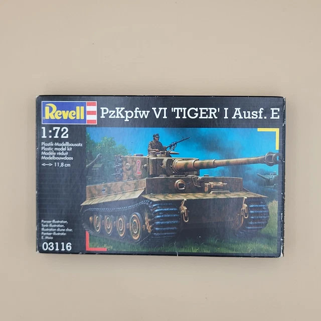 PZ.KPFW. VI TIGER I Ausf. E, Revell 03116 Model Kit Scale 1/72 EUR 19,50 - PicClick DE