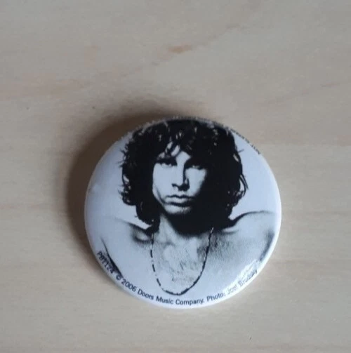 JIM MORRISON, THE DOORS Vintage Collectors 25mm Pin Badge Rock Music ...