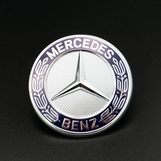 EMBLEMA ORIGINALE MERCEDES Benz Per Cofano Stella Logo Blu 2078170316 ...