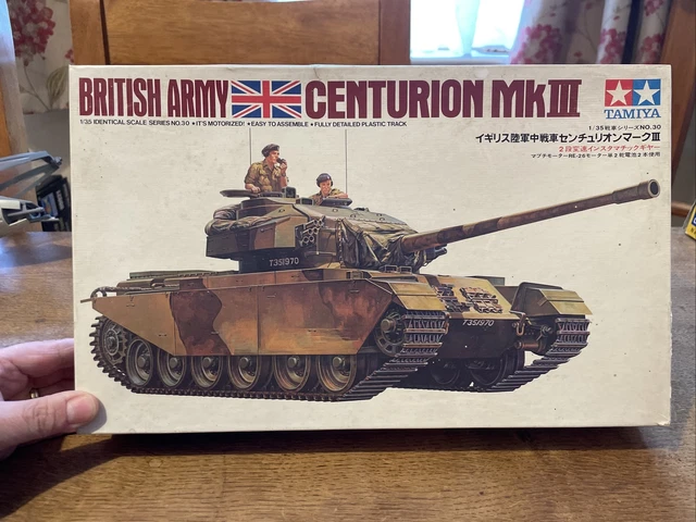 TAMIYA 1/35 'ITS Motorized' Centurion Mk III model kit MT130 *1970s kit ...
