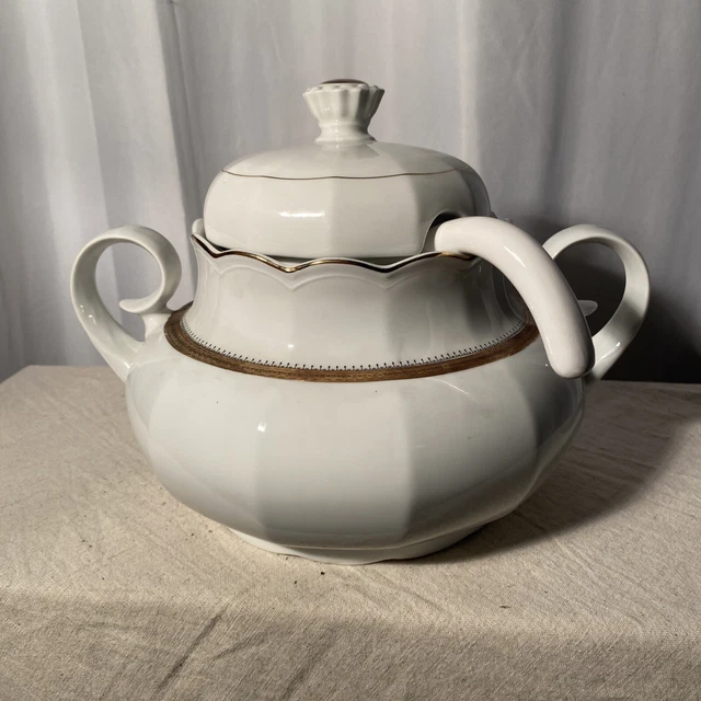 VINTAGE BAVARIA PORCELAIN As gaffe berg Mitterteich Soup Tureen With ...