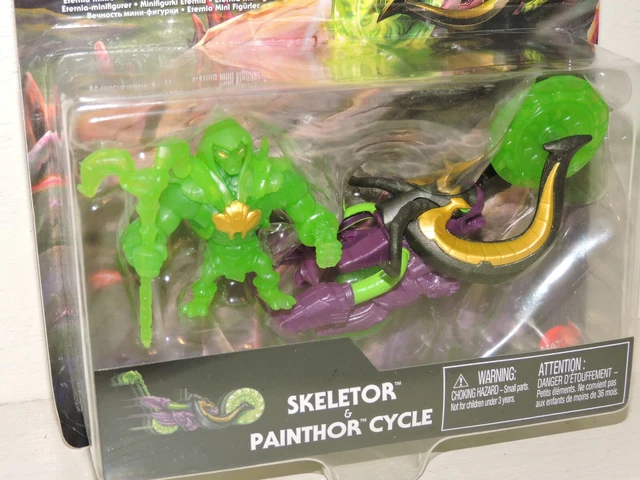 HE-MAN MASTERS OF The Universe Eternia Minis Skeletor & Painthor Cycle ...