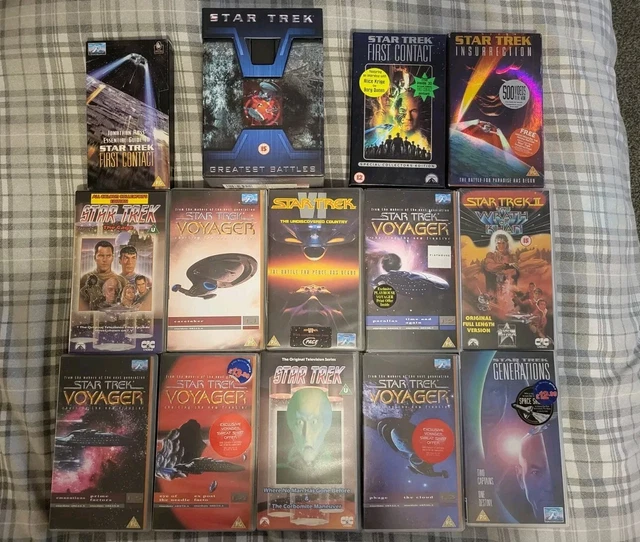 STAR TREK VOYAGER And Movie VHS Collection £25.00 - PicClick UK