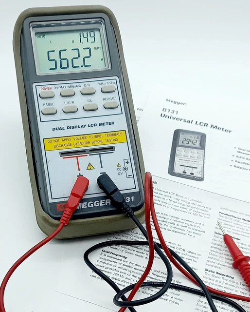 AVO MEGGER B131 LCR Digital Dual Display Meter Electronic Test ... AVO MEGGER B131 LCR Digital Dual Display Meter Electronic Test ...