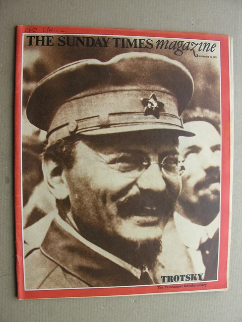 SUNDAY TIMES SEP 19 1971 Trotsky Arthur Koestler Paul Kammerer Mirella ...