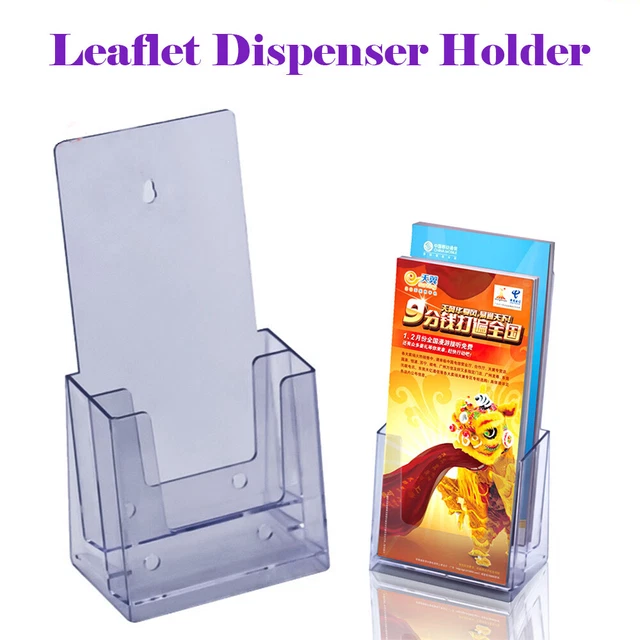 LEAFLET HOLDER BROCHURE Dispenser Flyer Menu Holders Display Stands 105 ...