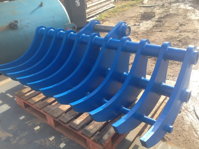 18-25 TON HEAVY Duty excavator Digger Land Rake Komatsu JCB DOOSAN ...