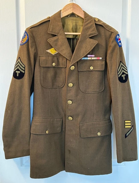 EARLY WW2 20TH Air Force Tech Sergeant with Ribbons £55.66 - PicClick UK