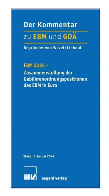 EBM 2024 - Zusammenstellung der Gebührenordnungspositionen des EBM in ...