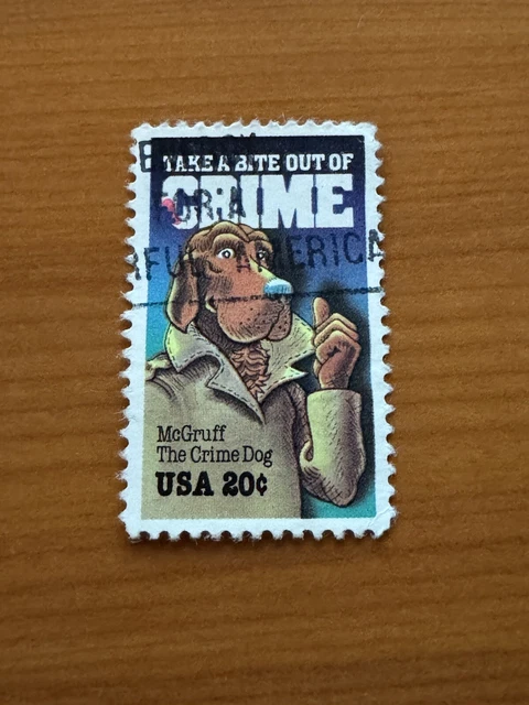 1984 20C MCGRUFF the Crime Dog, timbre prévention du crime #2102 EUR 0 ...
