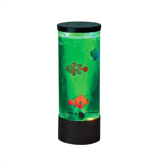 LED COLOR CHANGING Mood Light Floating Fish Bubble Light Kids Night ...