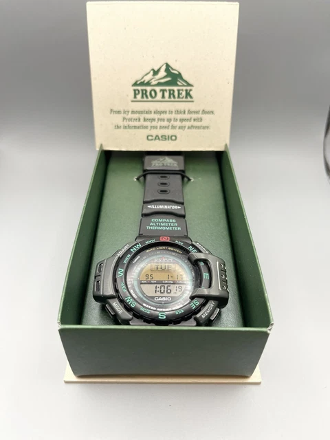 CASIO PRT-40 PRO trek Watch With Its Box And Manual £155.00 - PicClick UK
