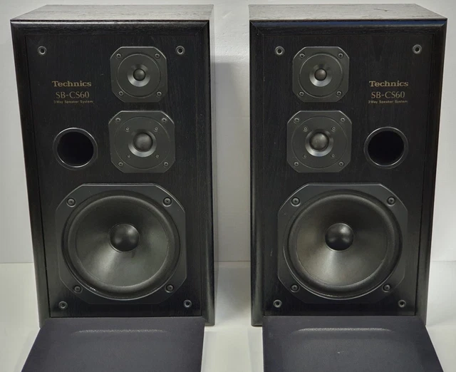 TECHNICS SB-CS60 PAAR 3-Weg High End Lautsprecher Retro Vintage HIFI 2. ...