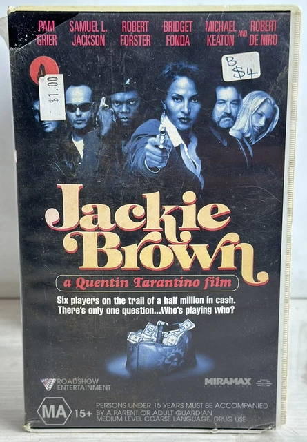 JACKIE BROWN A Quentin Tarantino Film VHS / VCR Ex-Rental In OK Condition - 4969 $16.99 ...