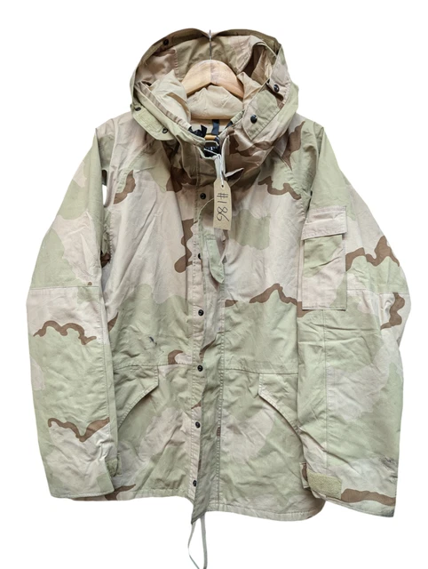 GENUINE US ARMY Tri Colour Desert Camo Gore-Tex ECWCS Parka Jacket ...