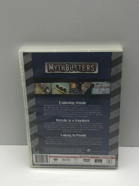 MYTHBUSTERS - SPECIAL Edition 16 DVD Very Good Condition Region 4 $8.95 ...