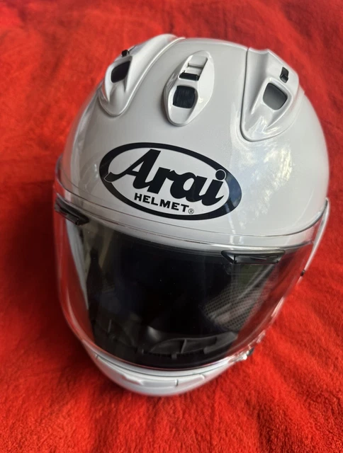 ARAI RX-7V FULL Face Crash Helmet Motorcycle Diamond White Size M £295. ...