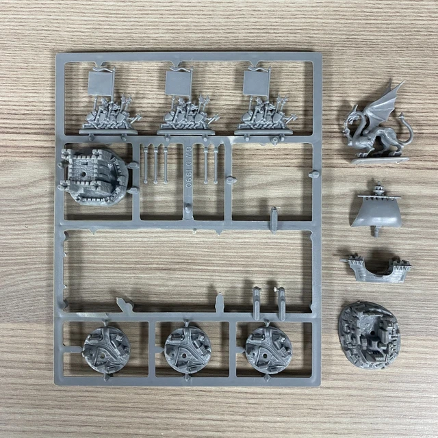 MIGHTY EMPIRES SPRUE 1990 Games Workshop Warhammer Ship Dragon Wfb City ...