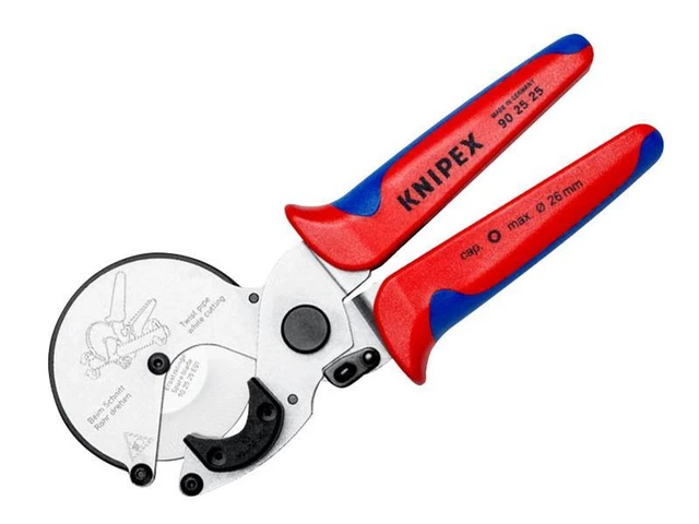 KNIPEX TUBE CUTTER Cuts Aluminum Composite And Plastic Duct KPX902525 ...