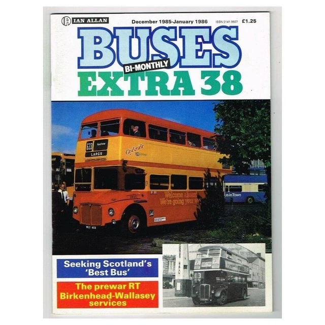 BUSES EXTRA MAGAZINE December/January 1986 mbox3592/i No.38 Scotland's ...