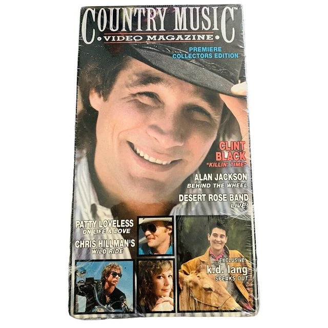 COUNTRY MUSIC VIDEO Magazine Sealed VHS 1990 Premier Collectors Edition ...