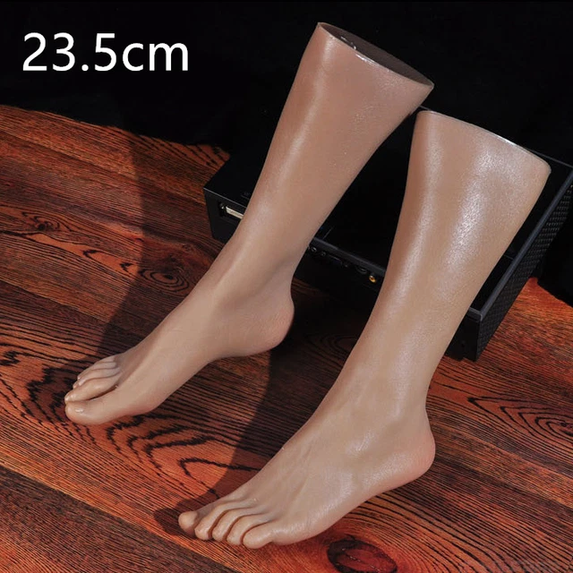 ONE LEFT OR Right Lifelike Feet Mannequin Legs Male Display Foot Model ...