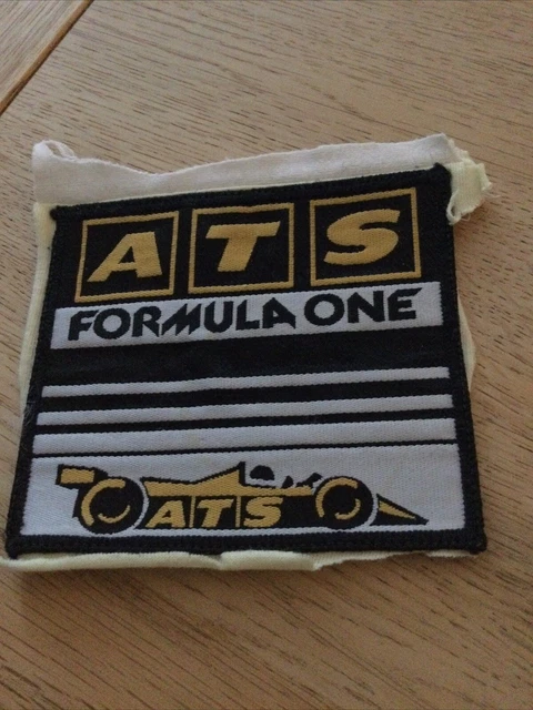 VINTAGE ATS FORMULA ONE Cloth Patch - sew on Excellent condition £7.99 ...
