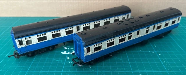 TRIANG R29 R221 Main Line Composite Coach Blue and White Spares and ...