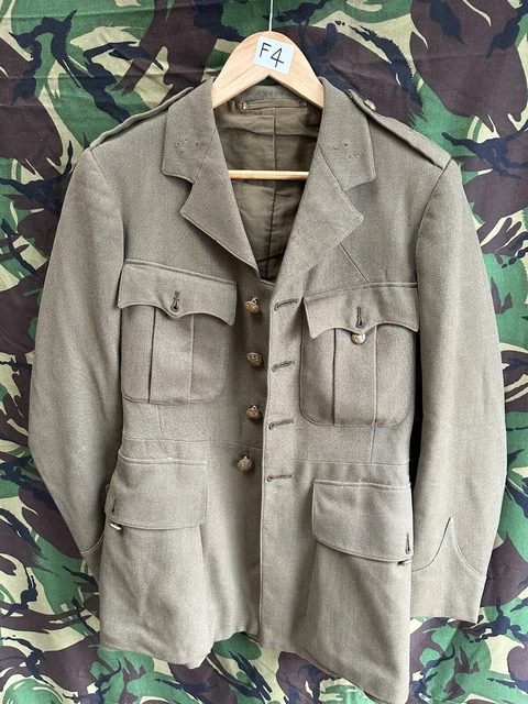 ORIGINAL WW2 BRITISH Army Officers Service Dress Uniform Jacket Private ...