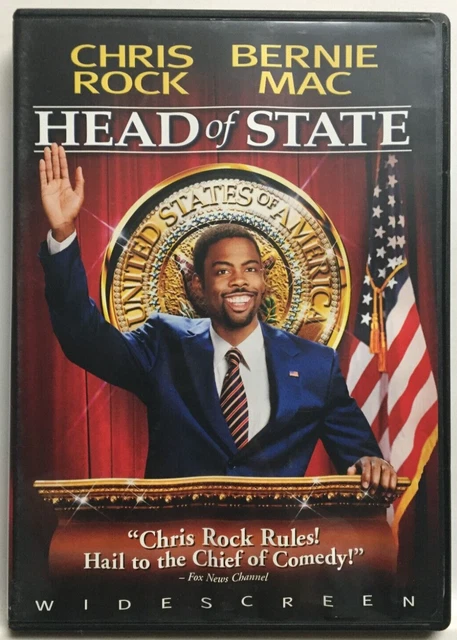 HEAD OF STATE (DVD,2003,Widescreen) Chris Rock,Bernie Mac,Great Shape ...