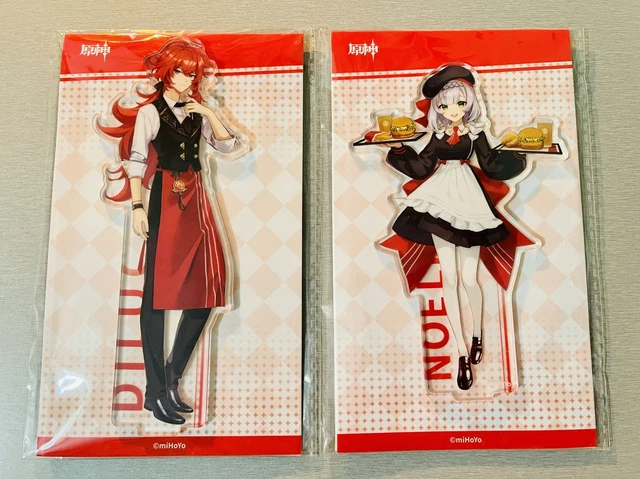 FIGURINE OFFICIELLE GENSHIN Impact Outland Gastronomy Noelle Diluc ...