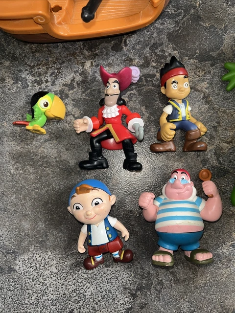JAKE AND THE Neverland Pirates Disney Figure Toy Playset Bundle Ship ...